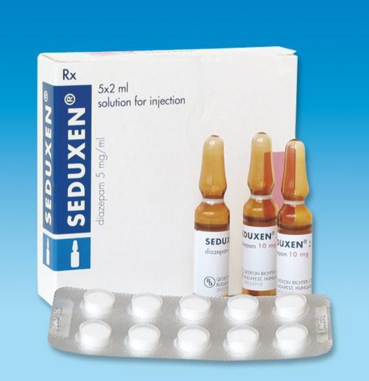 Diazepam thuộc dẫn xuất Benzodiazepin, có tác dụng an thần gây ngủ