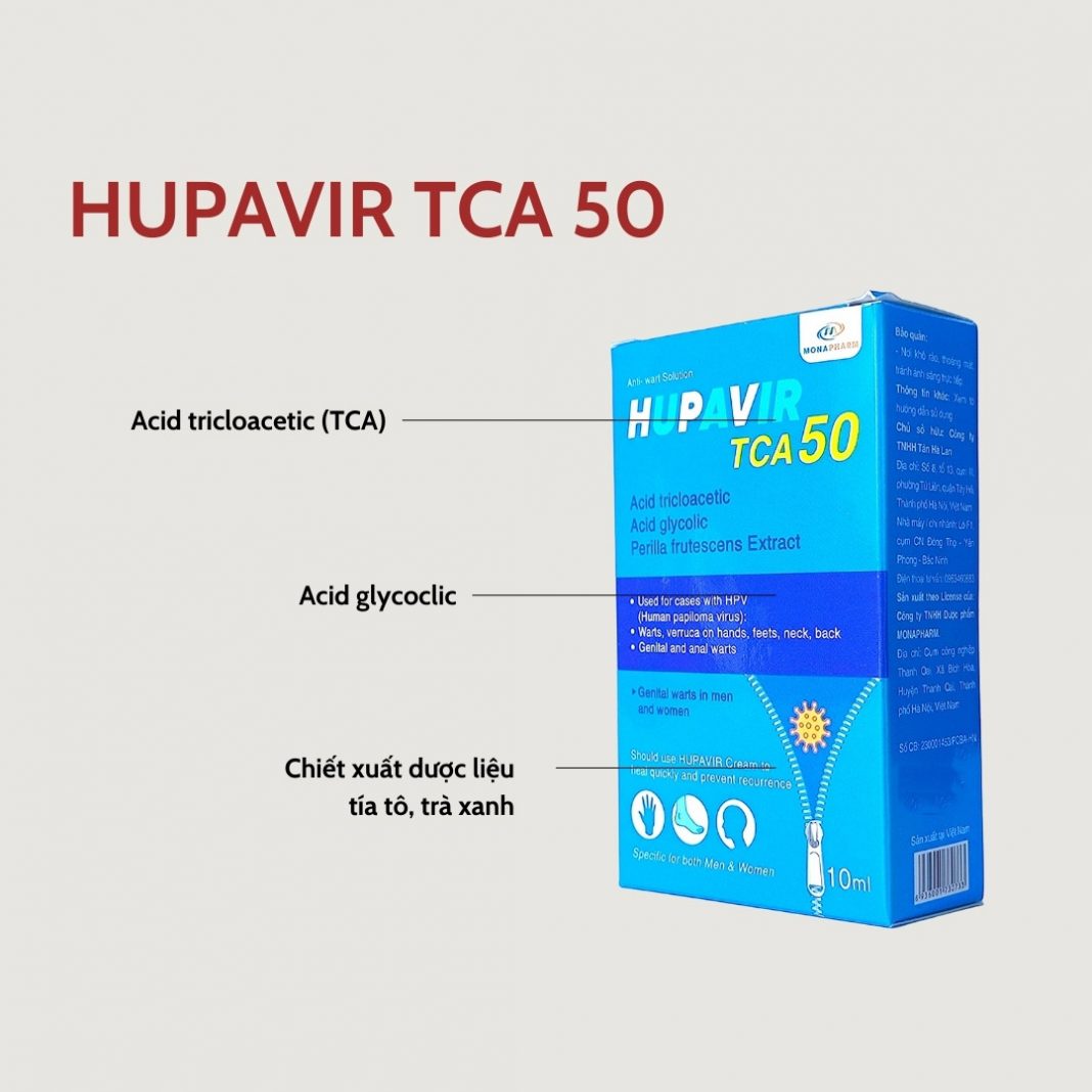 HUPAVIR TCA 50 là gì? Công dụng, cách dùng và đối tượng sử dụng? - Thuốc Biệt Dược